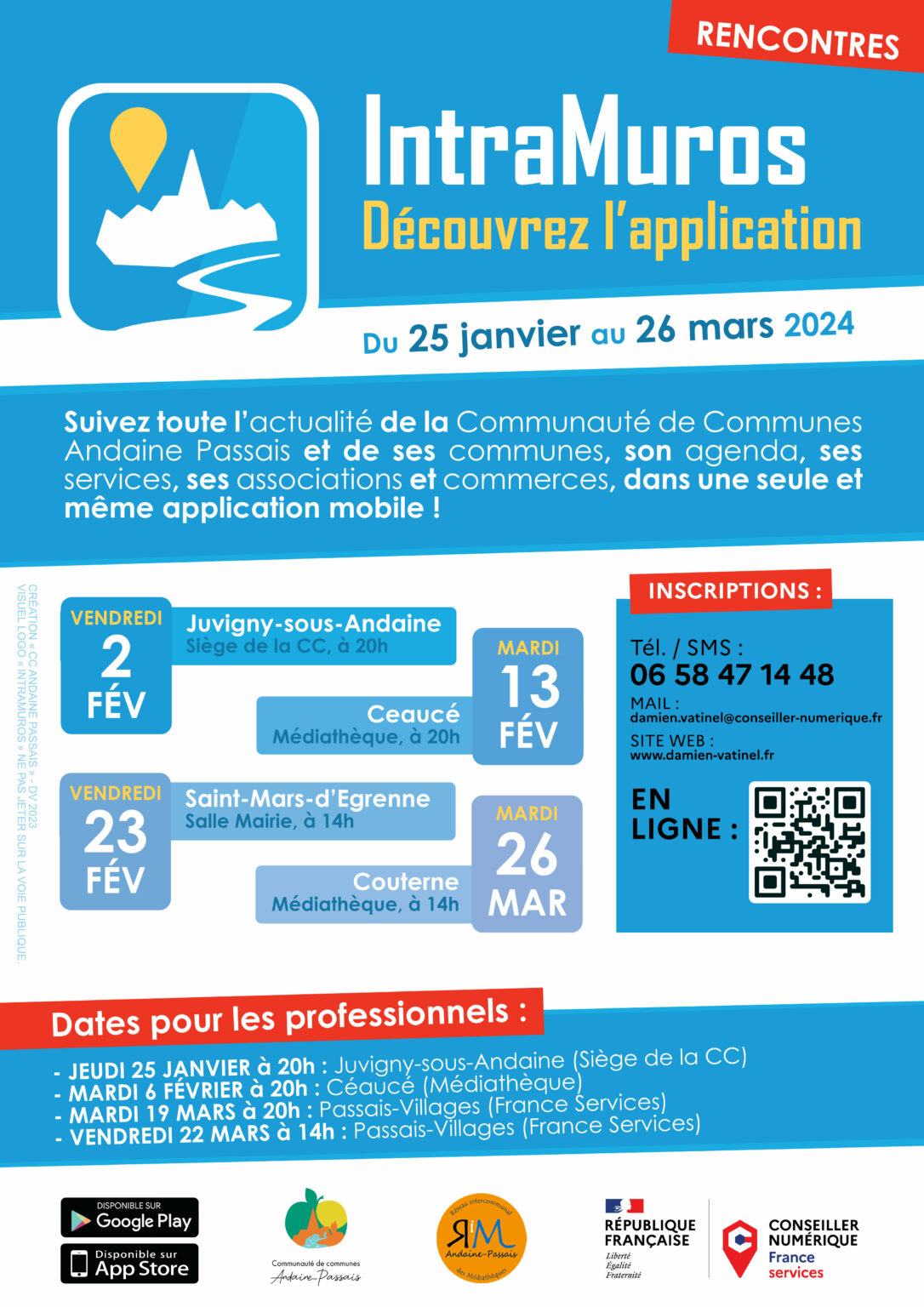 Ateliers Numériques : Découvrez IntraMuros, l'Application Mobile de la Communauté de Communes ...